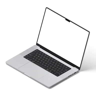 Perspective View New Macbook Pro Mockup